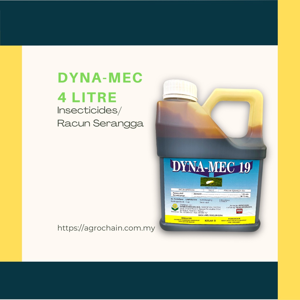 FARMCOCHEM - DYNA-MEC 19 - 4 LITRE (RACUN SERANGGA/杀虫剂/INSECTICIDES ...