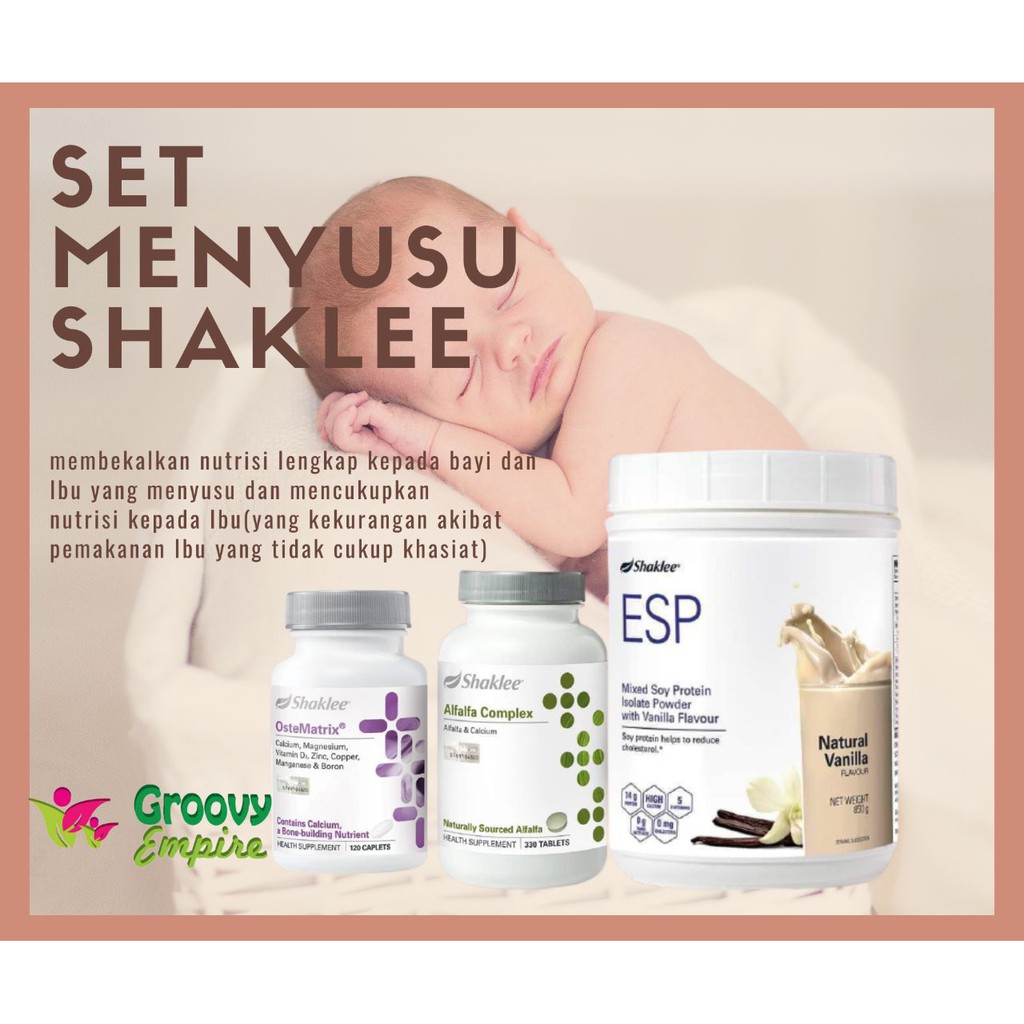 🔥[MURAH]🔥Set Kurus Menyusu Shaklee / Tambah susu / Nutrisi Lengkap ...