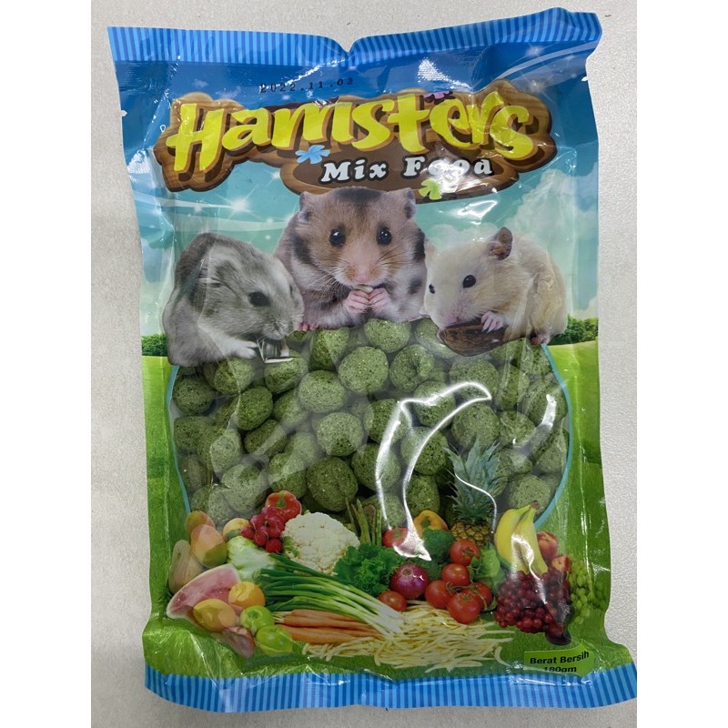 [Ready Stock] Hamsters Mix Complete and Balanced Food 180g | Shopee ...
