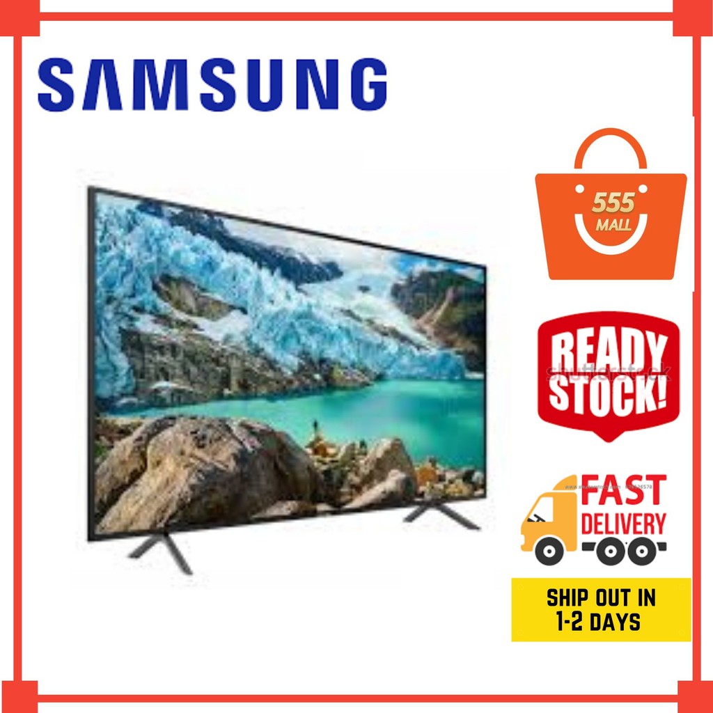 Samsung 55" Flat 4K Smart UHD LED TV UA55RU7100KXXM🔥 | Shopee Malaysia