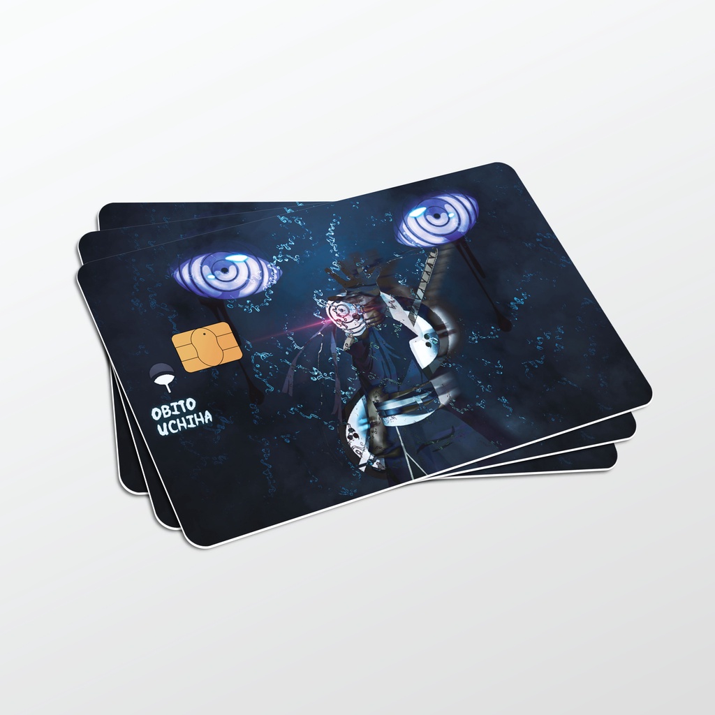 KapzLegacy Naruto Boruto Shippuden Anime ATM Bank Sticker Card Cover ...