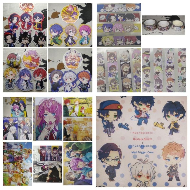 HypMic full set (stickers, washi tapes, posters, postcards) | Shopee ...