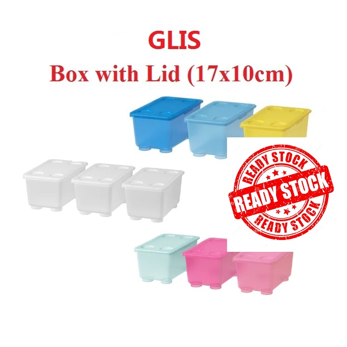 GLIS Box with Lid 3-pieces (17x10cm) (Ready Stock) | Shopee Malaysia