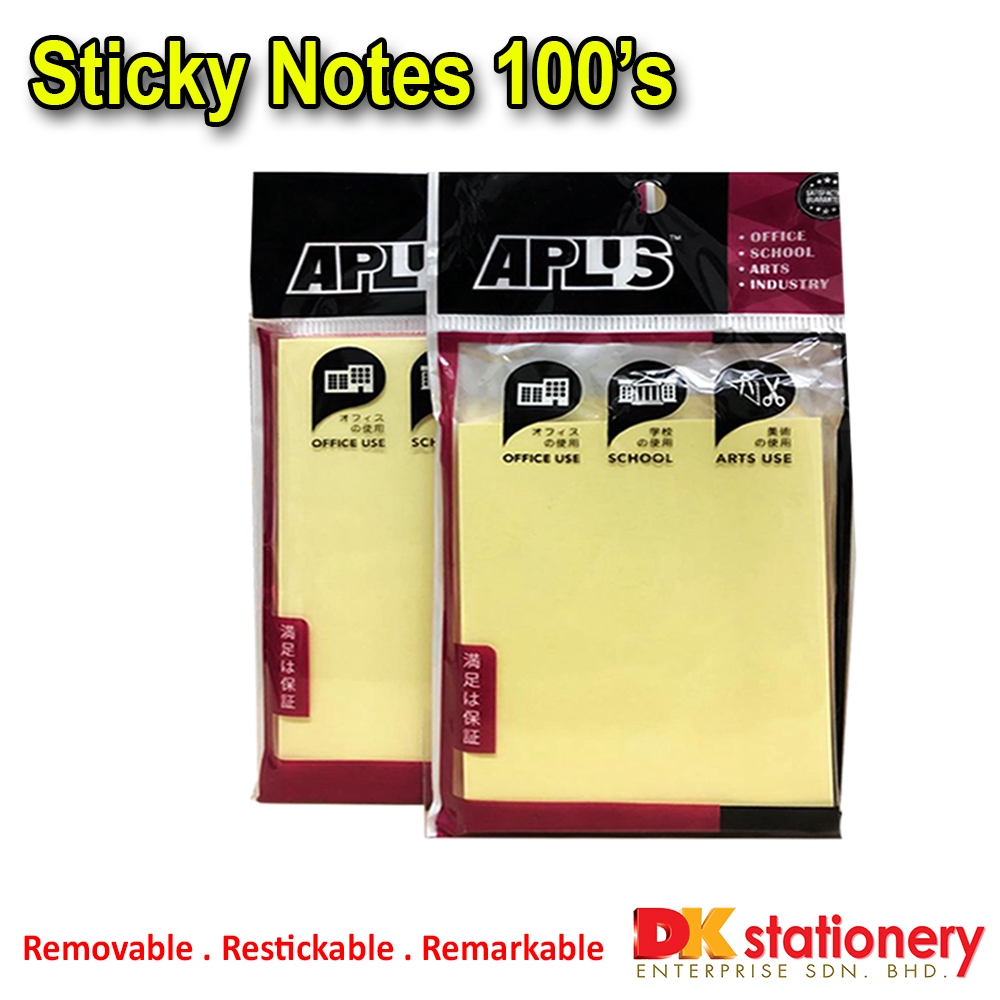Color & Transparent Sticky Notes 50 / 100 / 400 Sheet's | Shopee Malaysia