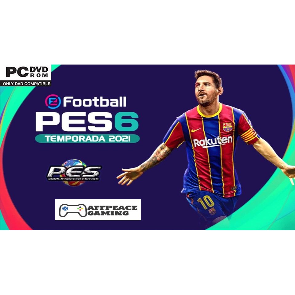 (PC GAME) PES 6 Next Season Patch 2021 FOR LOW END PC - DVD | Shopee ...