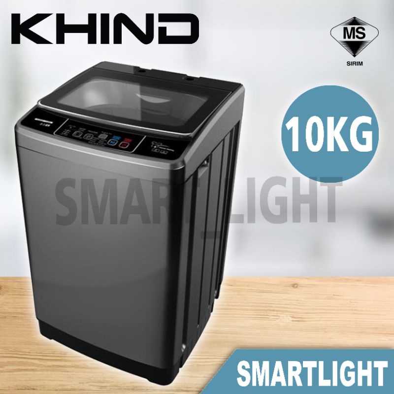 Khind WM100A Auto Washing Machine Mesin Basuh 10KG WM-100A | Shopee ...