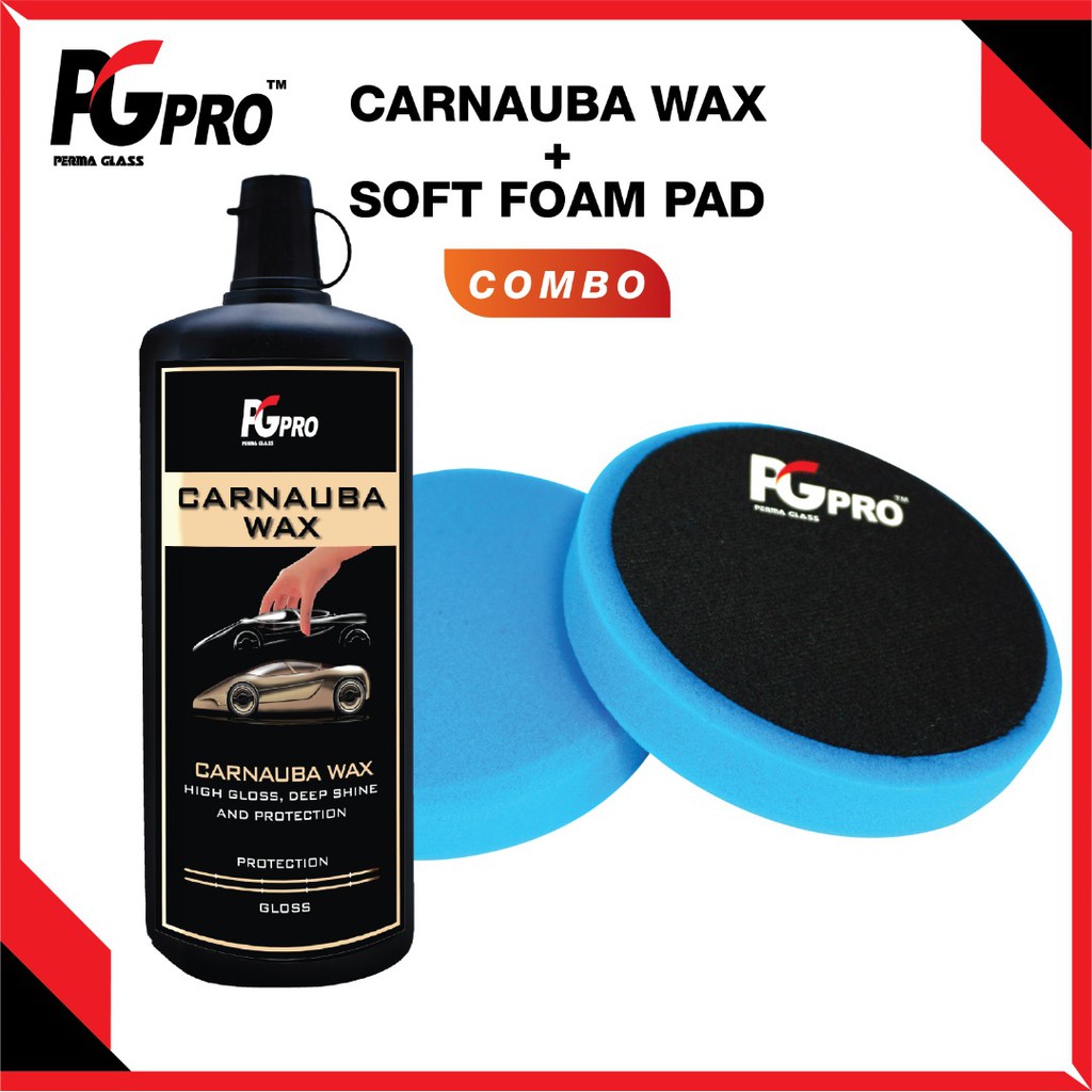 Perma Glass PG Pro Carnauba Wax Combo Kit | Carnauba Wax (500ml) & Soft ...