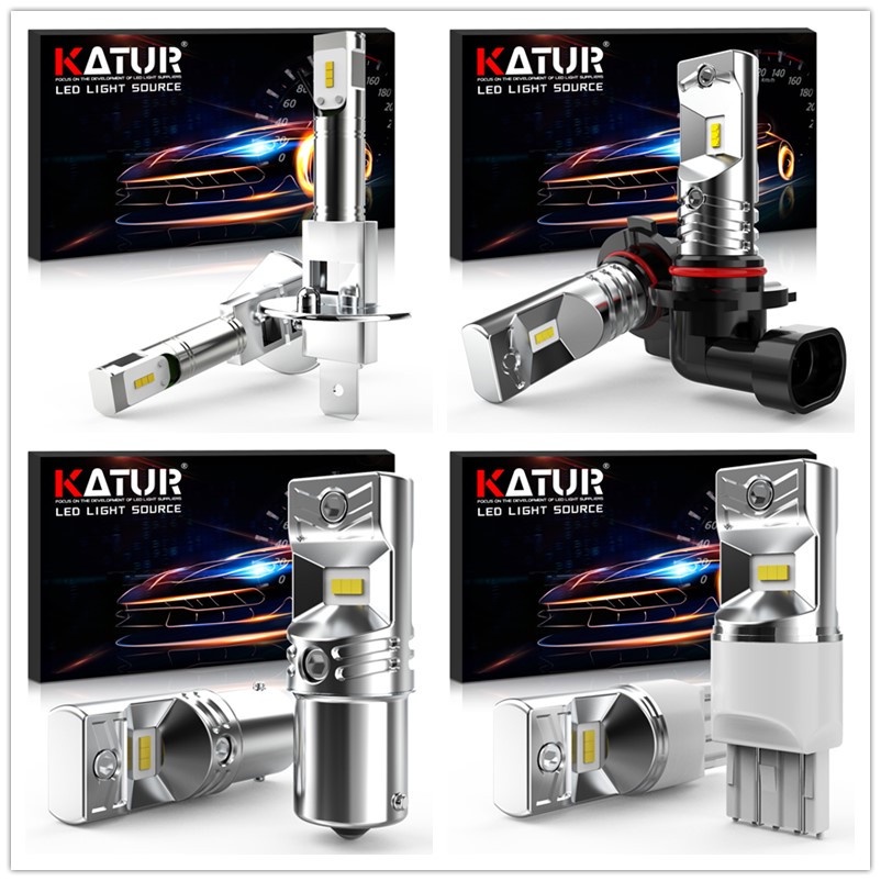 KATUR LED Fog Light Daytime Running Light H1 H4 H7 H10 H11 H16 T25 3157 T20 7443 9005 9006 1157 ...
