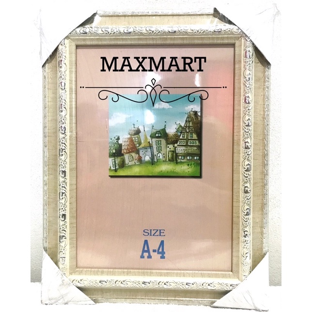 Louise Frame Creamy White A4 Size | Shopee Malaysia