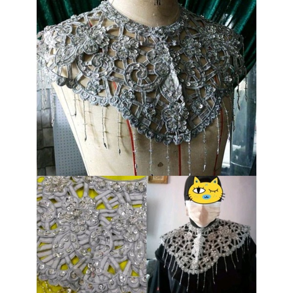 BOLERO CAPE TARIAN MELAYU DANCE DANCING ADAT TUTUP DADA TRADISIONAL ...