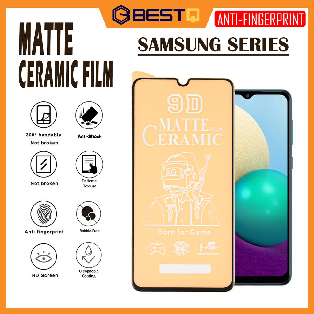 [X PECAH] Ceramic Matte Screen Protector For Samsung A02 A02S A03 A03S ...