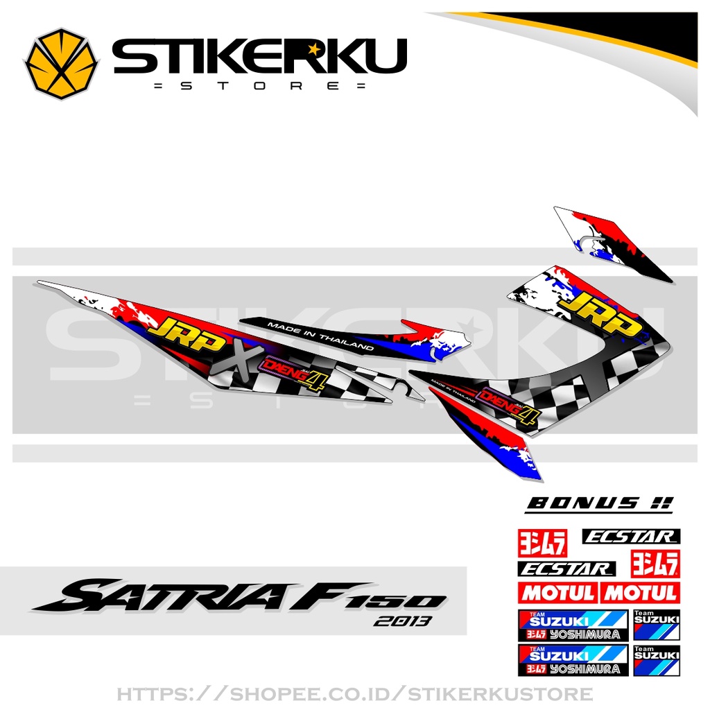 Satria FU FACELIFT STRIPING STICKERS / RAIDER / STICKERS / STICKER ...