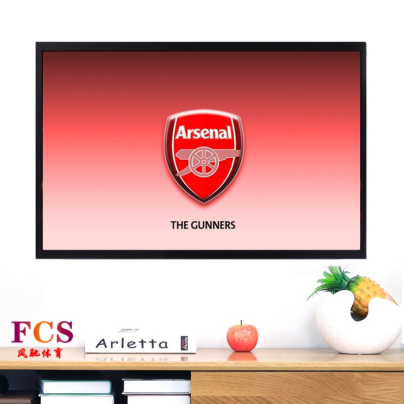 Arsenal history big history Bergkamp Henry simple solid wood painting ...