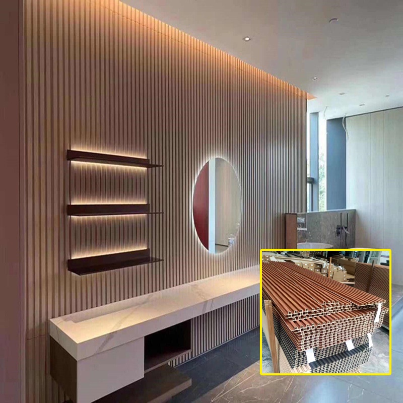 [PALING MURAH] 3D Wall Panel Fluted Wall Strip Wall Wood Strip | Shopee ...