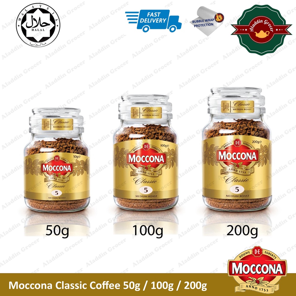 Moccona Classic Coffee 50g / 100g / 200g **EXP: May 2024** | Shopee Malaysia