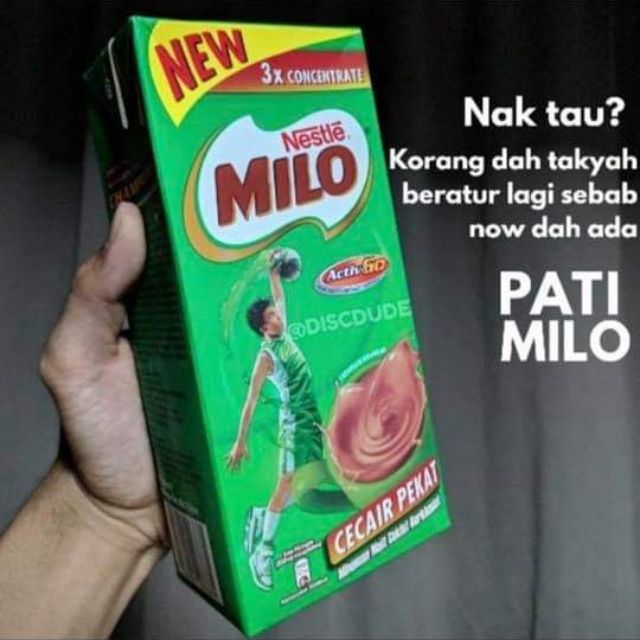 PATI MILO PEKAT ORIGINAL KILANG AIR MILO LORI SEKOLAH | Shopee Malaysia