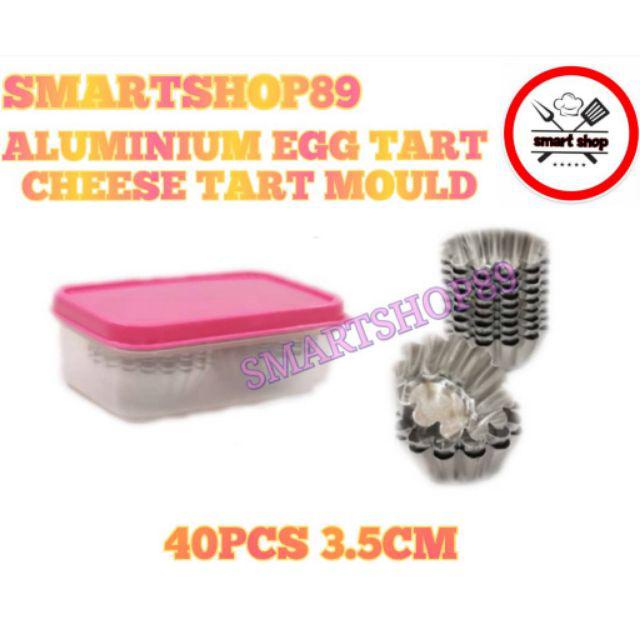 3.5CM /4.5CM / 5CM 8CM Aluminium Egg Tart Mould/ Shell Tart Mould ...