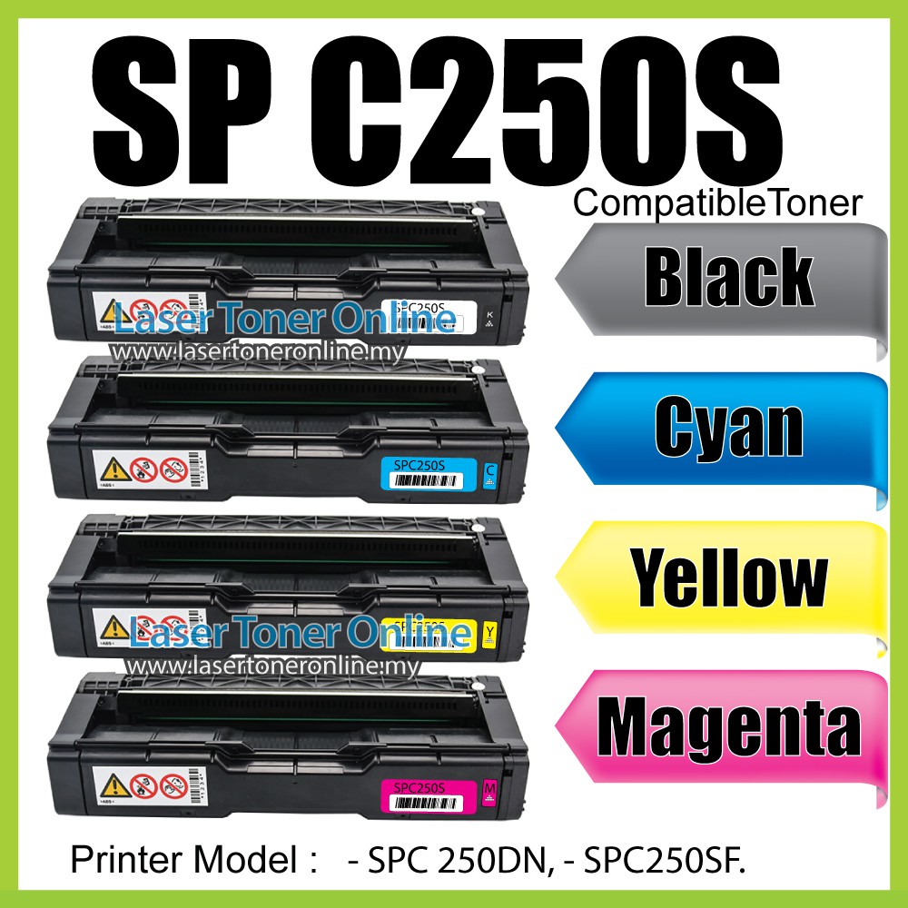SPC250S Compatible to Rico* Aficio SP C250S SPC250DN C250DN SPC250SF C250SF SPC 250S 250dn 250sf ...