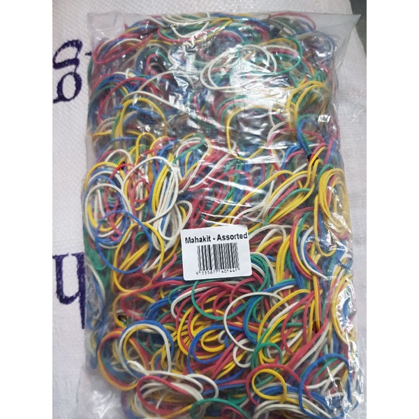 Rubber Band high Quality/ Getah colour Elastik 1 KG @ 200gram | Shopee ...