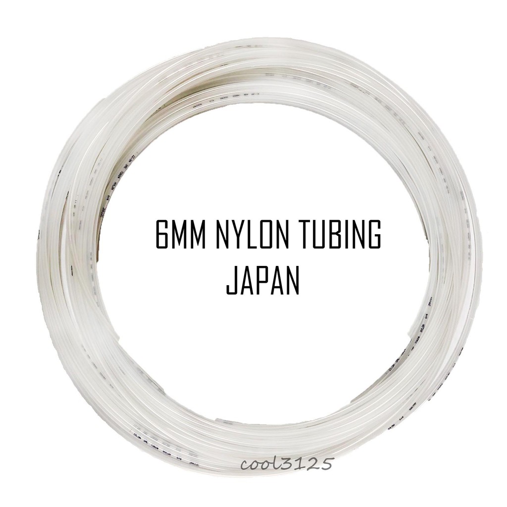 Japan SMC Nylon 6mm Air Tube Hose Pipe White Pneumatic Tubing Hose ...