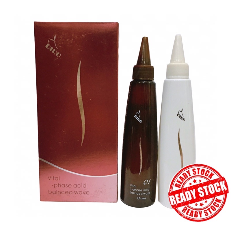 Cold Wave Perm Lotion Permanent Ubat Curl Rambut 120ml + 120ml ...