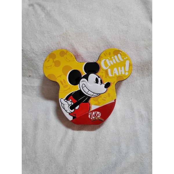 Authentic Nestle KitKat Disney Mickey Mouse Empty Metal Tin Box ...