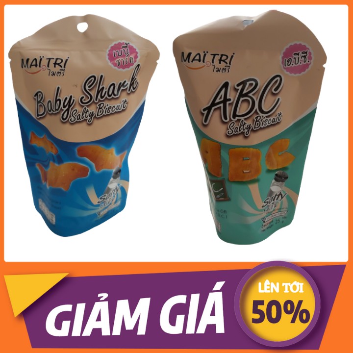Abc / Baby Shark Salt Biscuits 25G | Shopee Malaysia