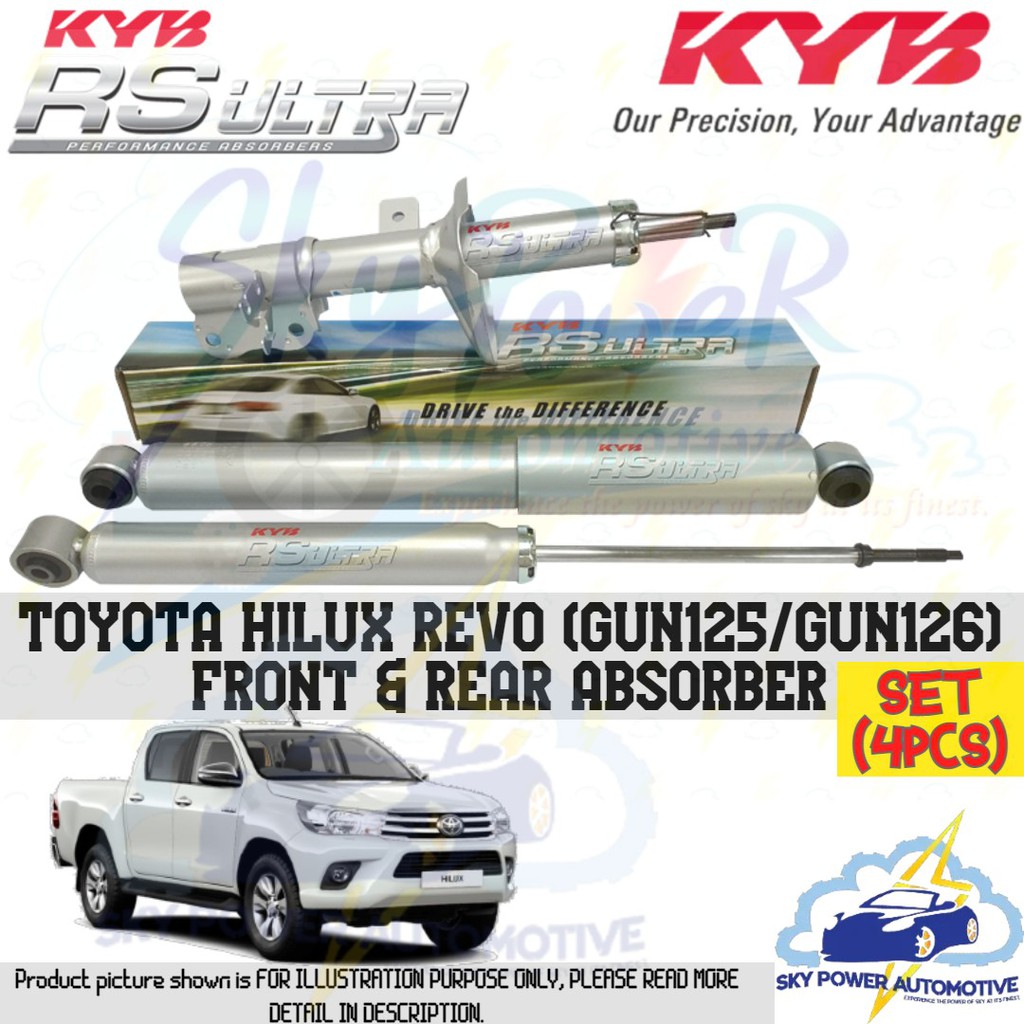 TOYOTA HILUX REVO (GUN125/GUN126) KAYABA (KYB) RS-ULTRA HEAVY DUTY & HIGH-PERFORMANCE SHOCK ...