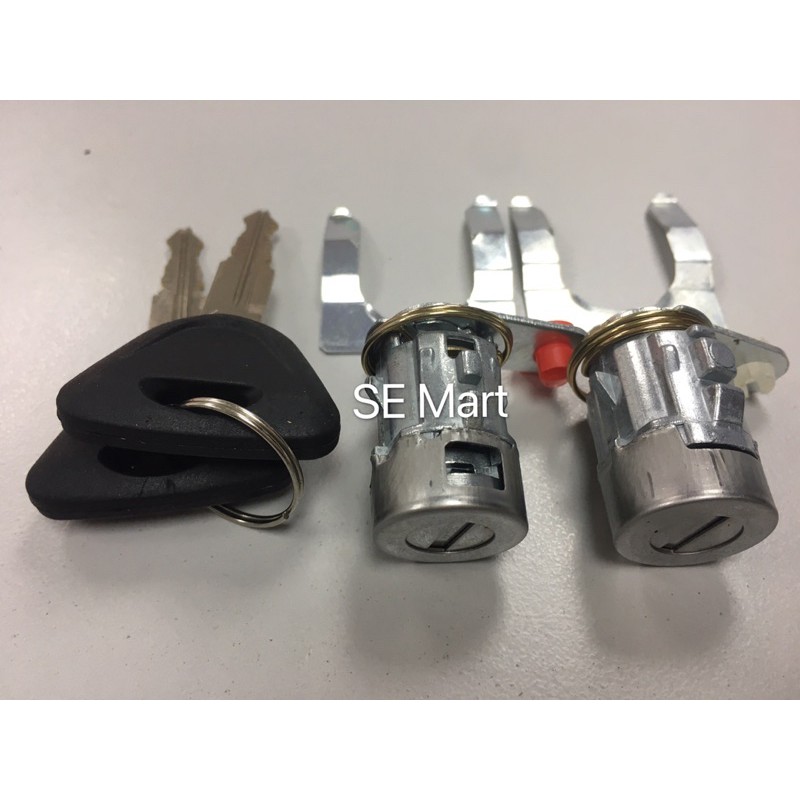 Proton Wira Satria Door Lock Cylinder Key Lock Left Right Set | Shopee ...