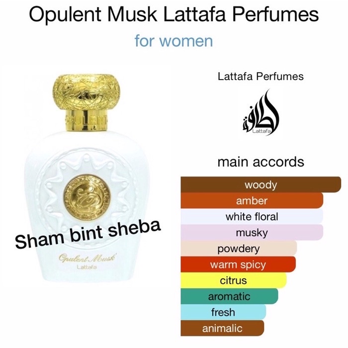 Opulent Musk perfume original unisex lattafa EAU DE PARFUM 100ML BY ...
