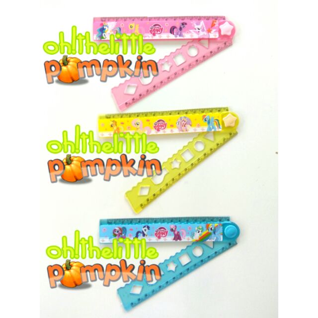 My Little Pony Ruler with Shapes Tracing | Shopee Malaysia