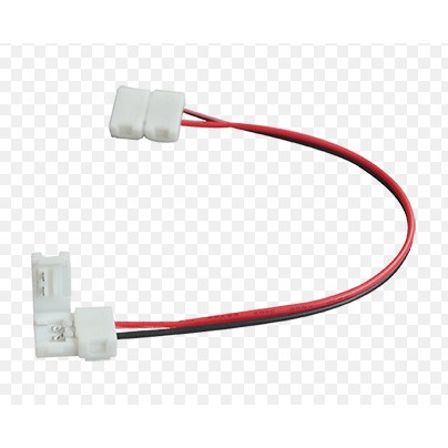 2 Pin 8MM White LED 【1 Pcs 】Flexible Led Wire Strip Light Connectors ...