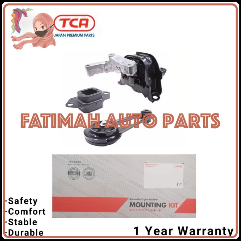 Nissan Almera Auto AT Engine Mounting TCA (1Set 3PC) | Shopee Malaysia