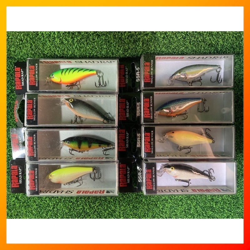 Rapala Shallow Runner Shad Rap SSR-5 Floating Fishing Lure (5cm ...