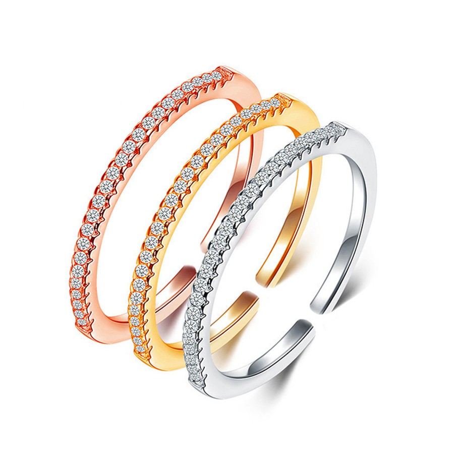 Minimalist Diamond Ring Mini Diamond Ring | Shopee Malaysia