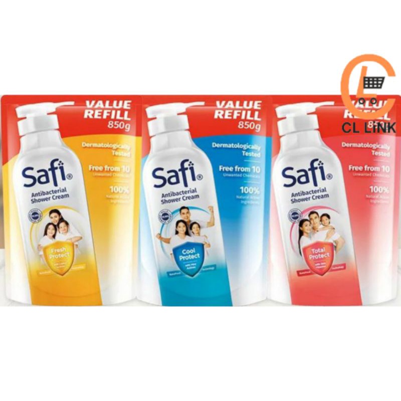 Safi Shower Cream Refill Pack Total Protect 850g | Shopee Malaysia