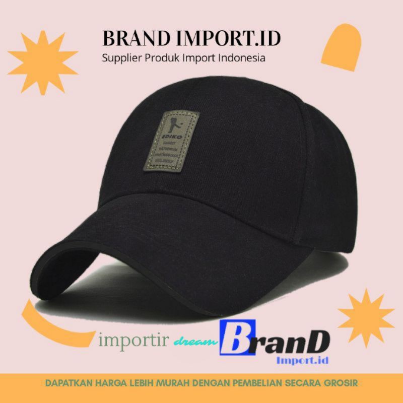 (100% Original) Ediko Ediko Sport Fashion Logo Golf Baseball Cap ...
