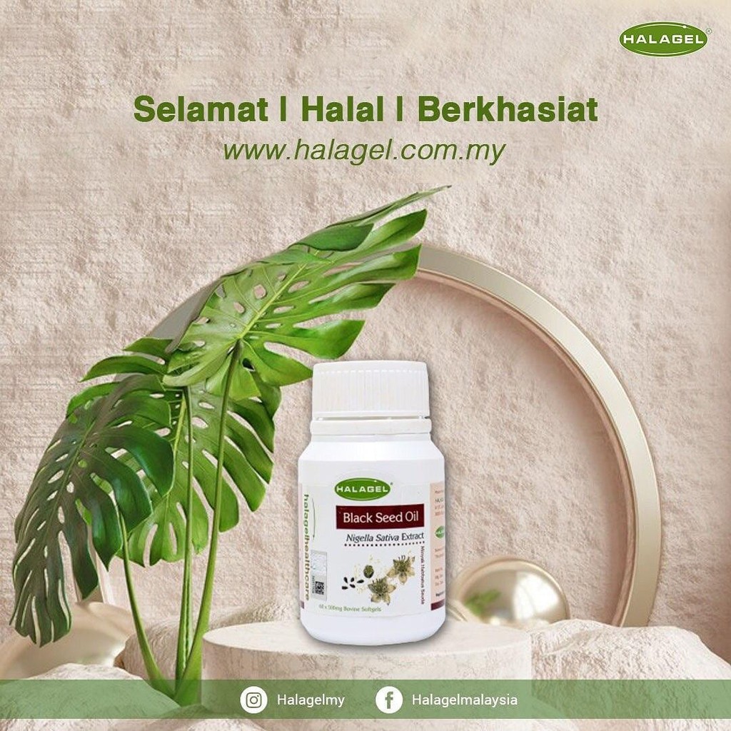 Halagel Softgel Black Seed Oil / Habbatus Sauda 60's [FREE GIFT w T&C ...