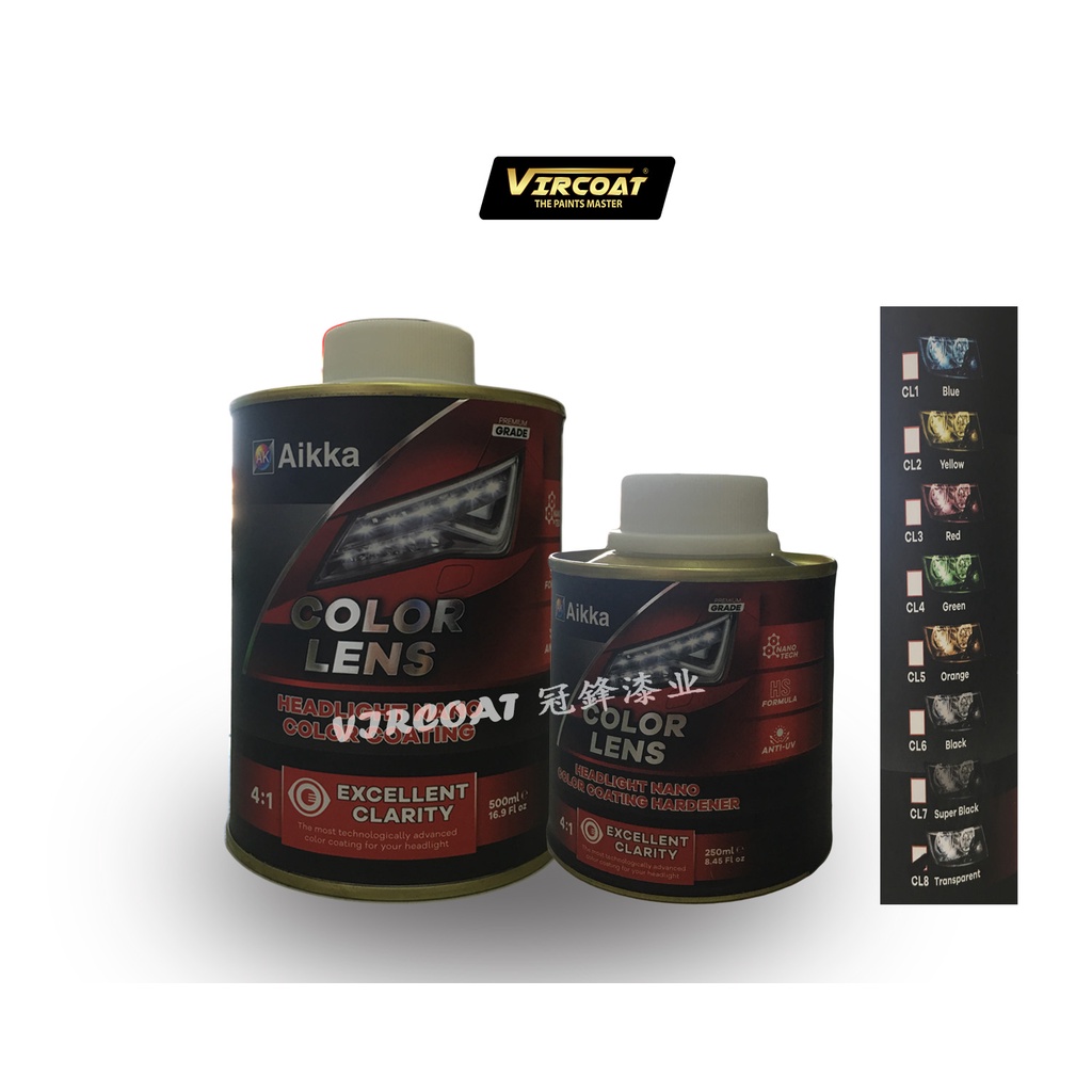 AIKKA Headlight Nano Color Lens/ Headlamp Nano Coating | Shopee Malaysia