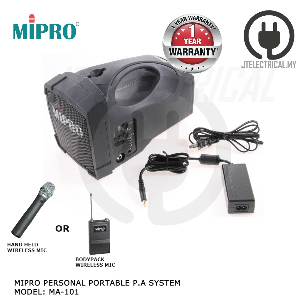 Mipro MA-101 Personal Portable PA System | Shopee Malaysia