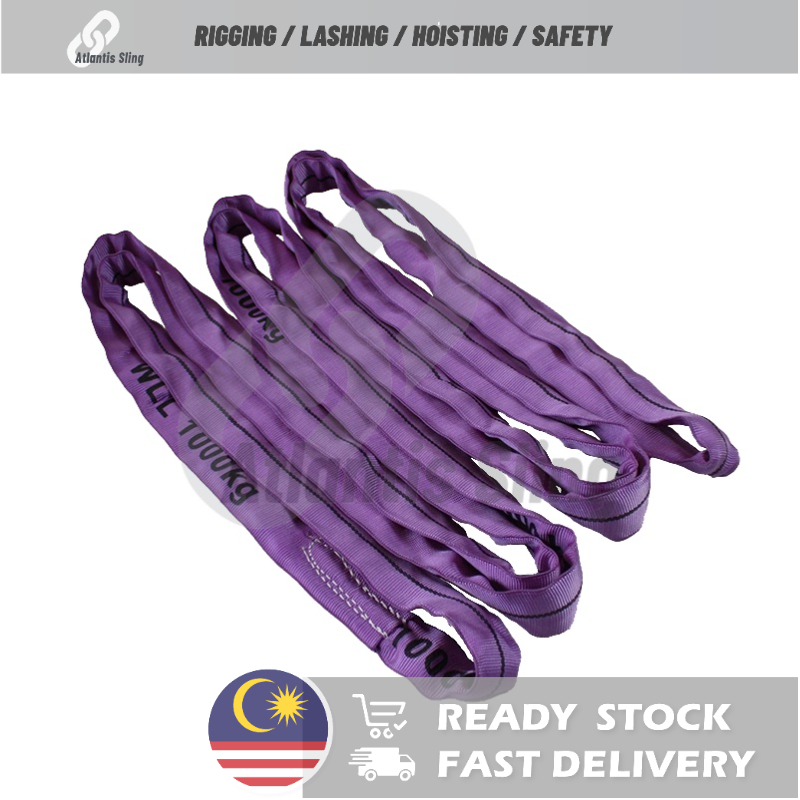 1Tonne Endless Polyester Round Sling SF7 | Shopee Malaysia
