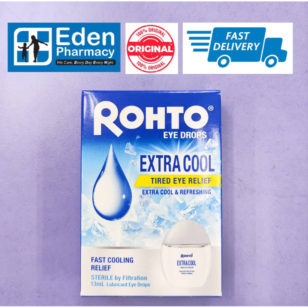 Rohto Eye Drops Extra Cool Tired Eye Relief (13ml ) | Shopee Malaysia