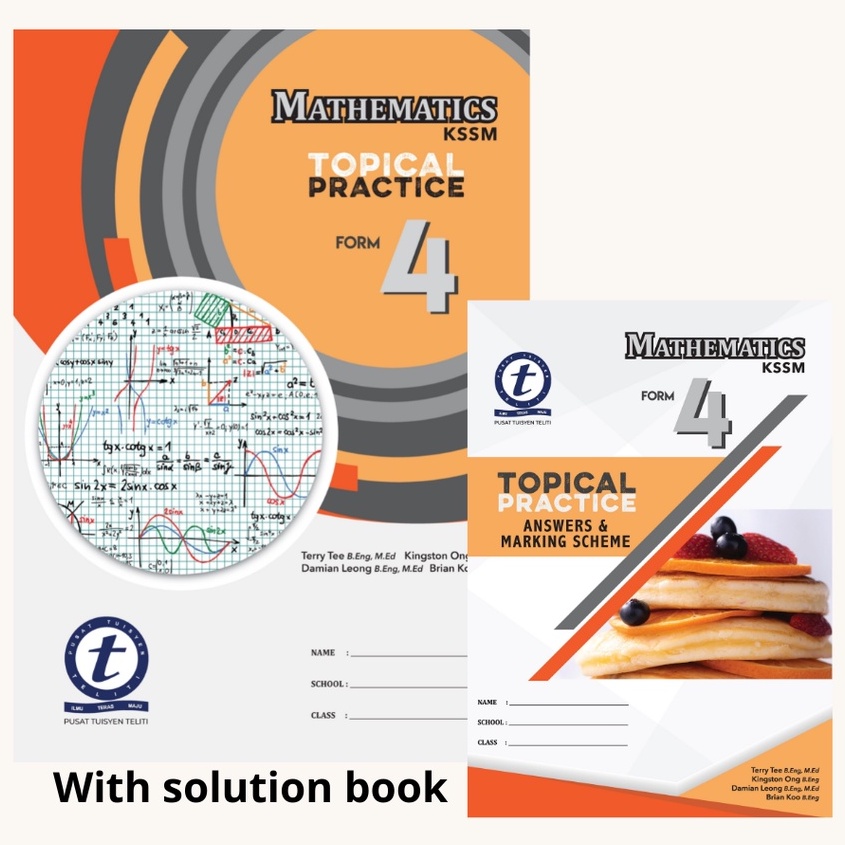 Form 4 Mathematics Topical Practice Book With Solution Book Shopee