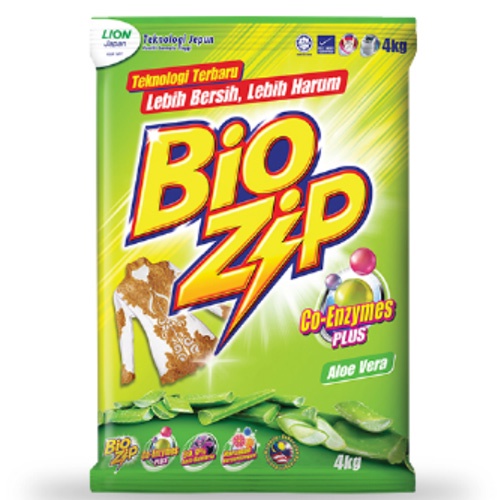 BIO ZIP Detergent Powder -Colour/Aloevera/Floral/Orange/Parfum Bouquet ...