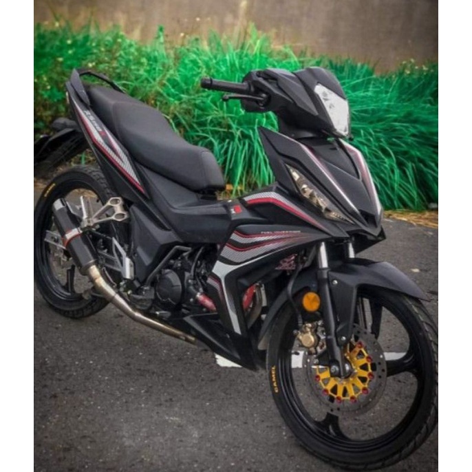 Rs150 V1&V2 Cover Set Custom Hitam Kilat | Shopee Malaysia