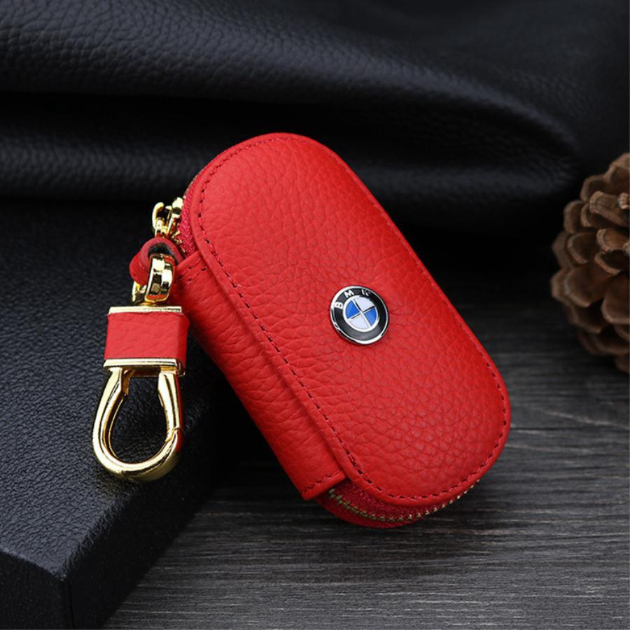 Leather key wallet car key case for BMW E90 F10 F30 E34 F20 X5 E53 E30 ...