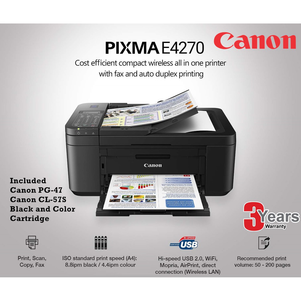 Canon E4570 / E410 / TS307 / E470 / E470 INK CARTRDGE Printer | Shopee Malaysia