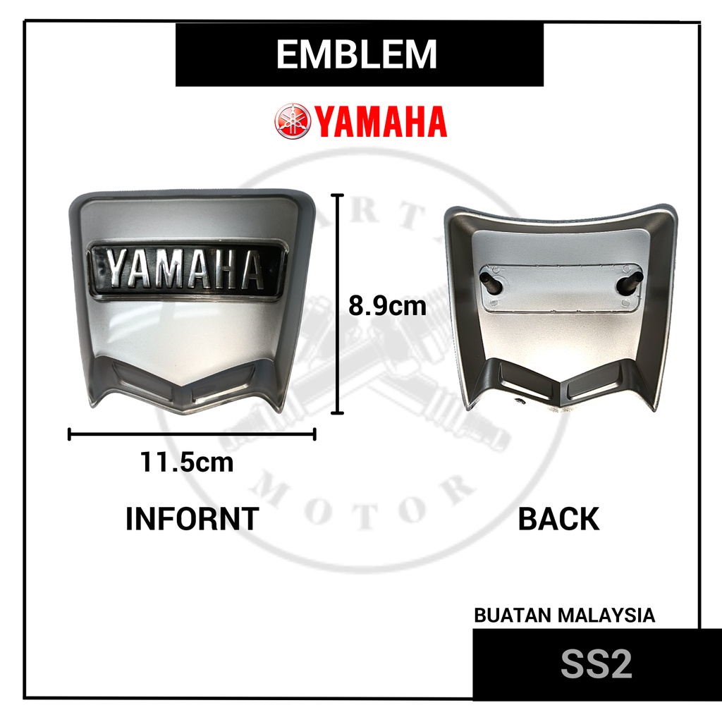 HORN COVER EMBLEM SS2 - YAMAHA SS 2 SSTWO SS TWO EMBLEM LOGO STICKER ...