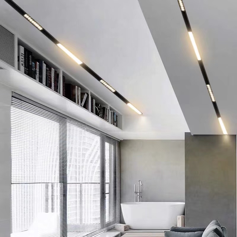 [PREMIUM] Magnetic Track Light 48V, 3000k 4000k 6500k, Lampu Magnetic ...