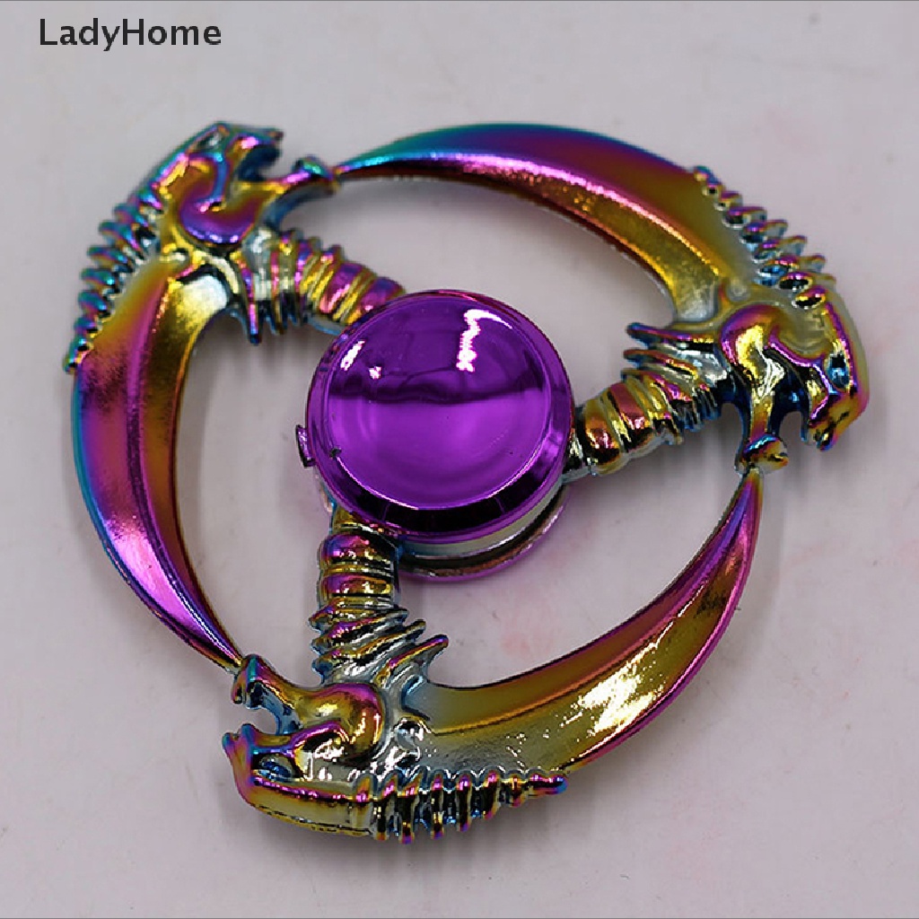 (hotsale) Rainbow Metal Finger Spinner R118 Bearing Spinner Toy Adult ...